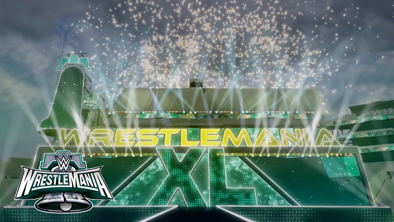 WRESTLEMANIA 40 - Custom Opening Stage Animation. - YouTube