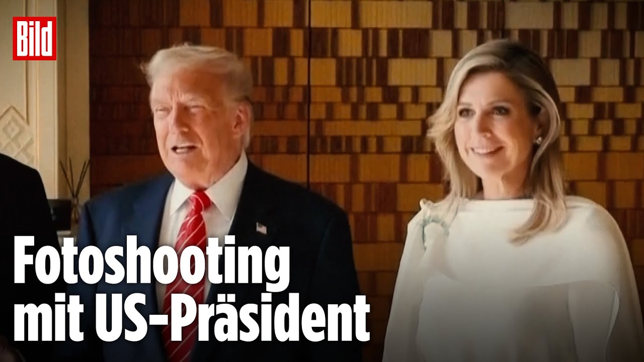 Den Haag: Königin Máxima(l) von Trump genervt - YouTube