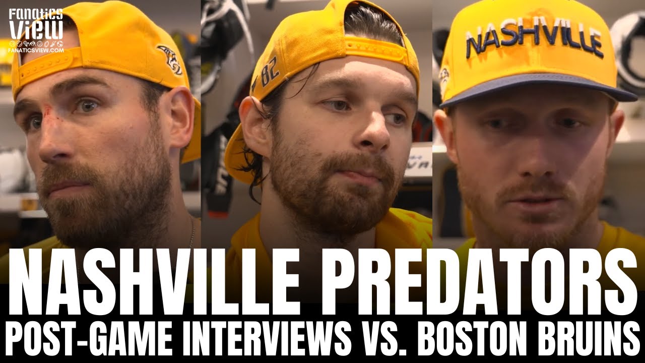 Ryan O’Reilly, Tommy Novak, Gustav Nyquist, Juuse Saros & Andrew ...