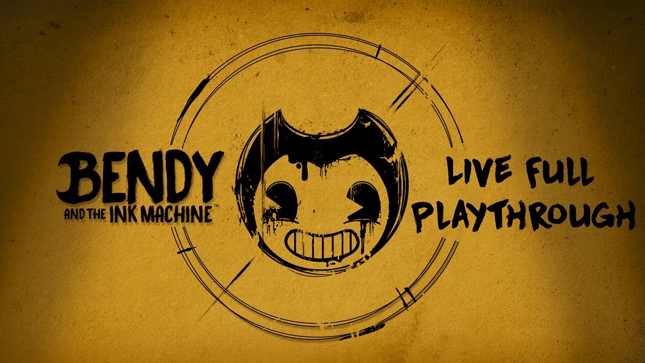RETURN TO JOEY DREW STUDIOS-Bendy and the Ink Machine Live Playthrough ...