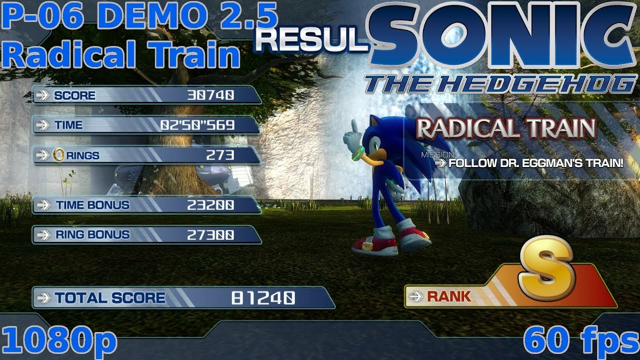 Sonic The Hedgehog 2006 [PC] | ChaosX P-06 DEMO 2.5 | Radical Train ...