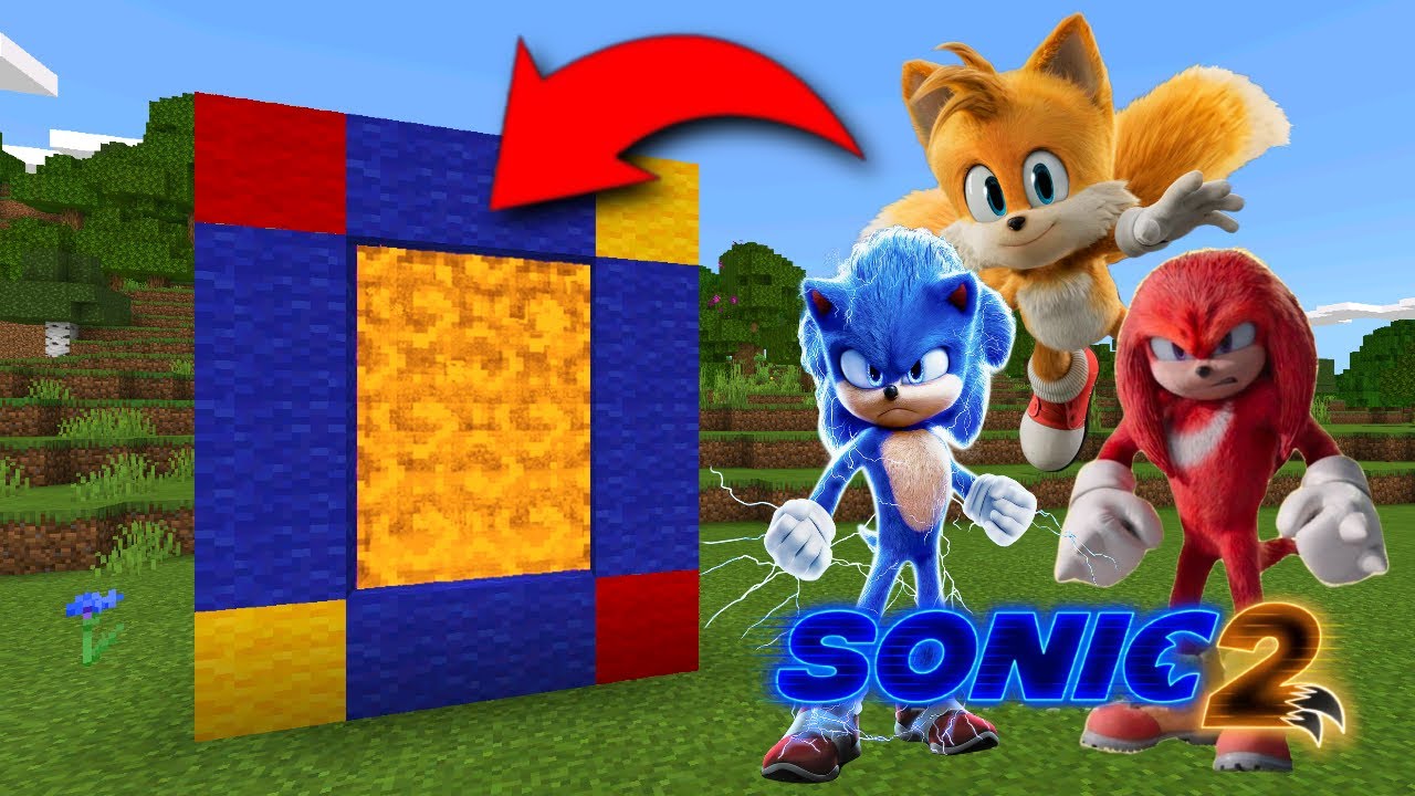 How To Make A Portal To The Sonic the Hedgehog 2 Dimension in Minecraft ...