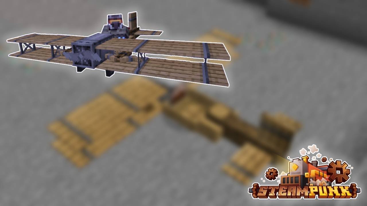 SteamPunk: EP10 | Airplanes & Spiders | Minecraft 1.19.2 - YouTube