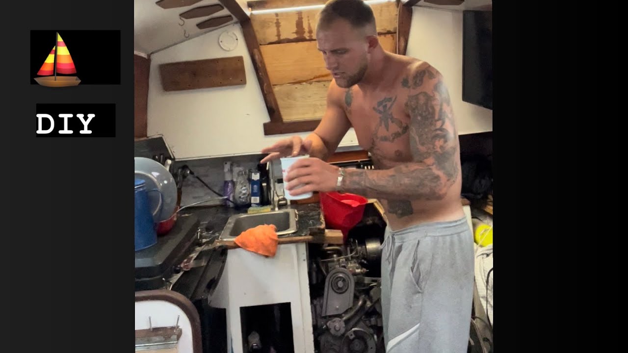 How to Change The Oil in a Sailboat - Yanmar Engine - YouTube