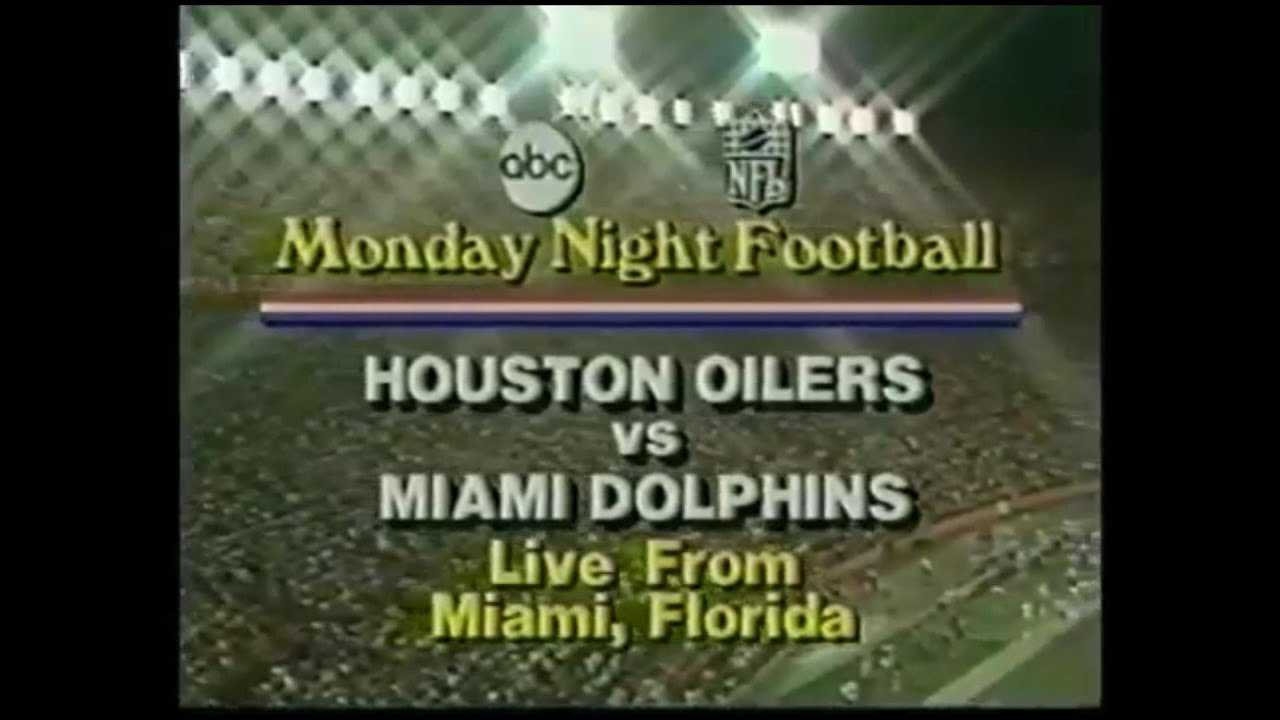 1979-11-05 Houston Oilers vs Miami Dolphins - YouTube
