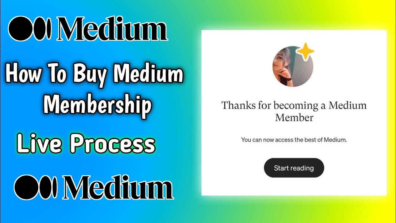 How To Buy Medium Membership - How To Buy Medium Subscription Live ...