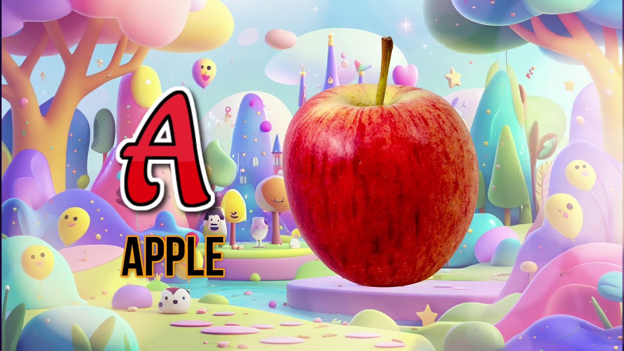 ABC Song for Kids | A for Apple & Fun Alphabet Song with Cute ...