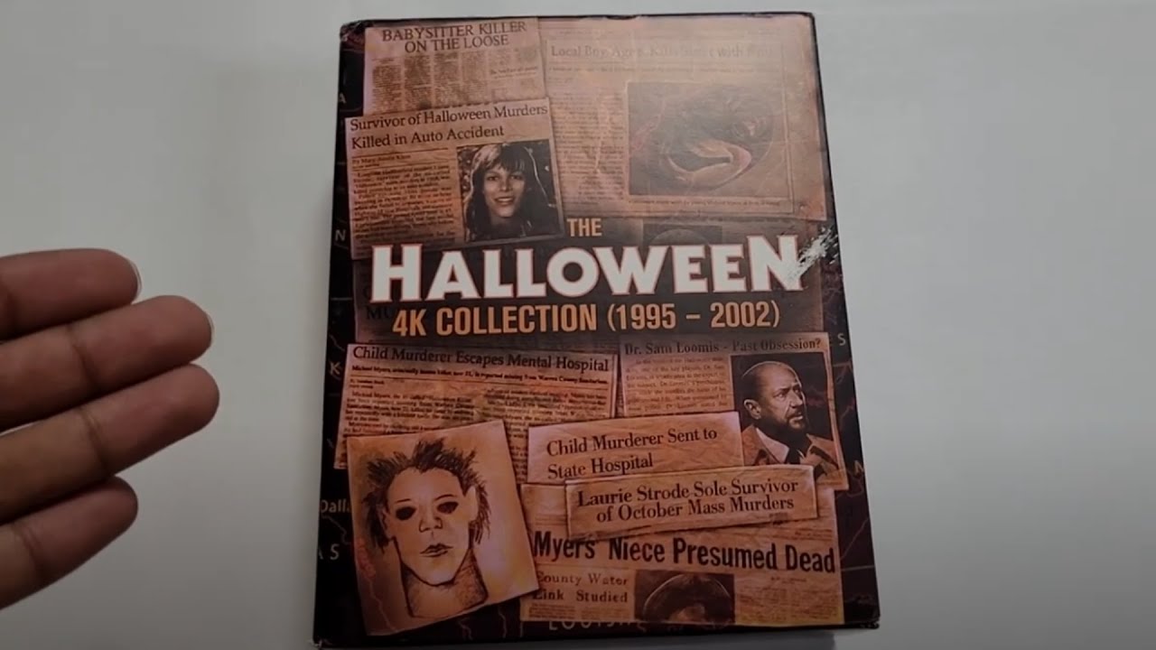 THE HALLOWEEN 4K BLU RAY COLLECTION (1995 - 2002) SCREAM FACTORY BOX ...