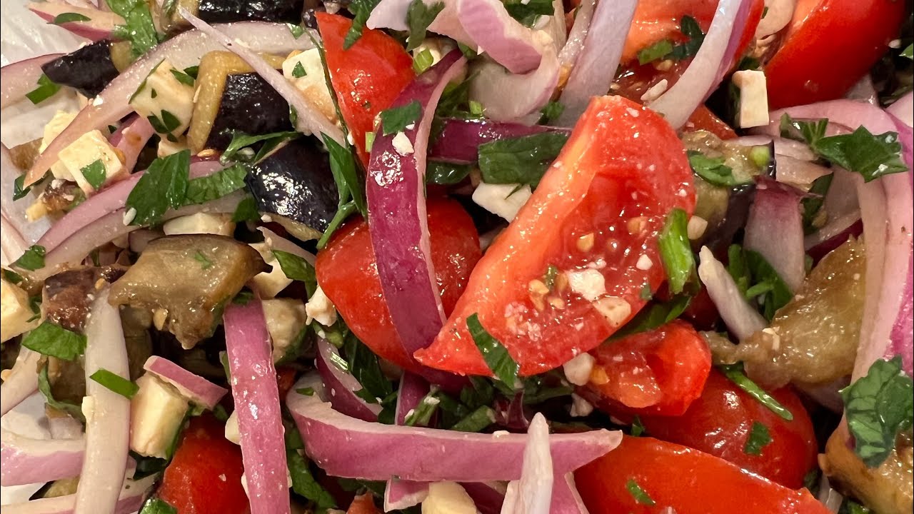 Bolgarian Warm Salad - YouTube