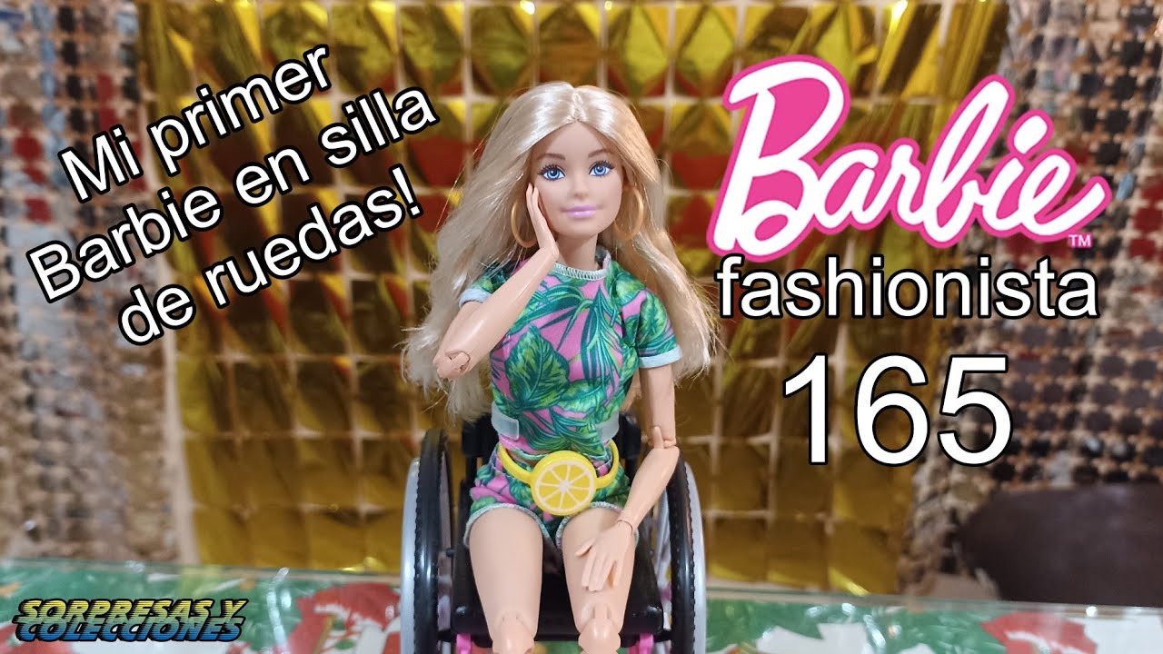 Barbie fashionista 165 en silla de ruedas| revisión en español - YouTube