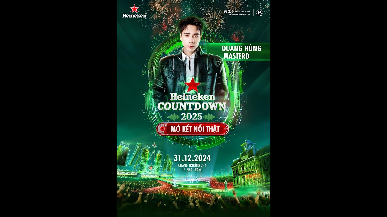 Quang Hùng MasterD Heineken Countdown 2025 Nha Trang l4Kl Alan Walker - YouTube