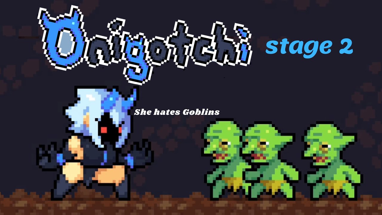 Onigotchi gameplay stage 2 - YouTube
