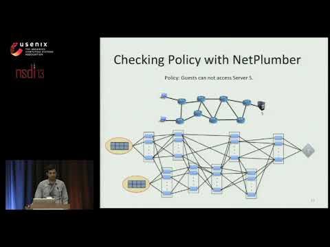 NSDI '13 - Real Time Network Policy Checking Using Header Space Analysis - YouTube