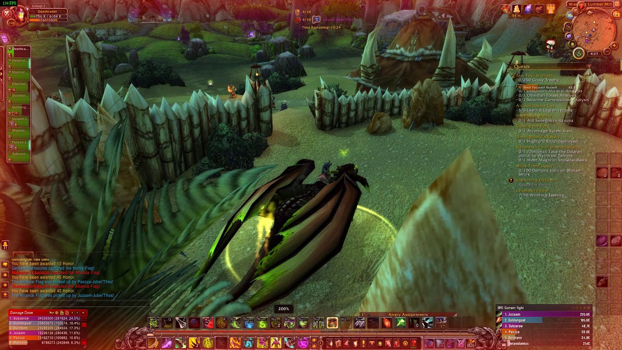 RETURN FLAG EXPLOIT!? PLUS Best Flag Carry Path in Warsong Demon Hunter ...