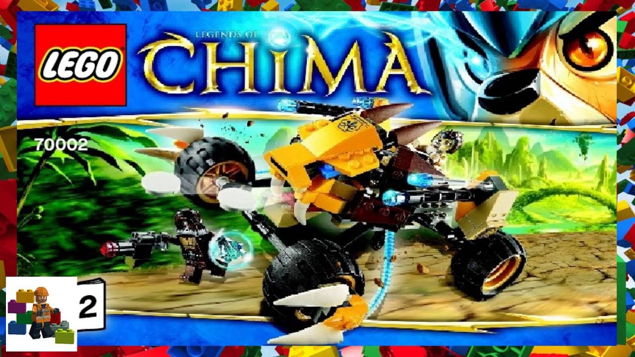 LEGO instructions - Chima - 70002 - Lennox's Lion Attack (Book 2) - YouTube