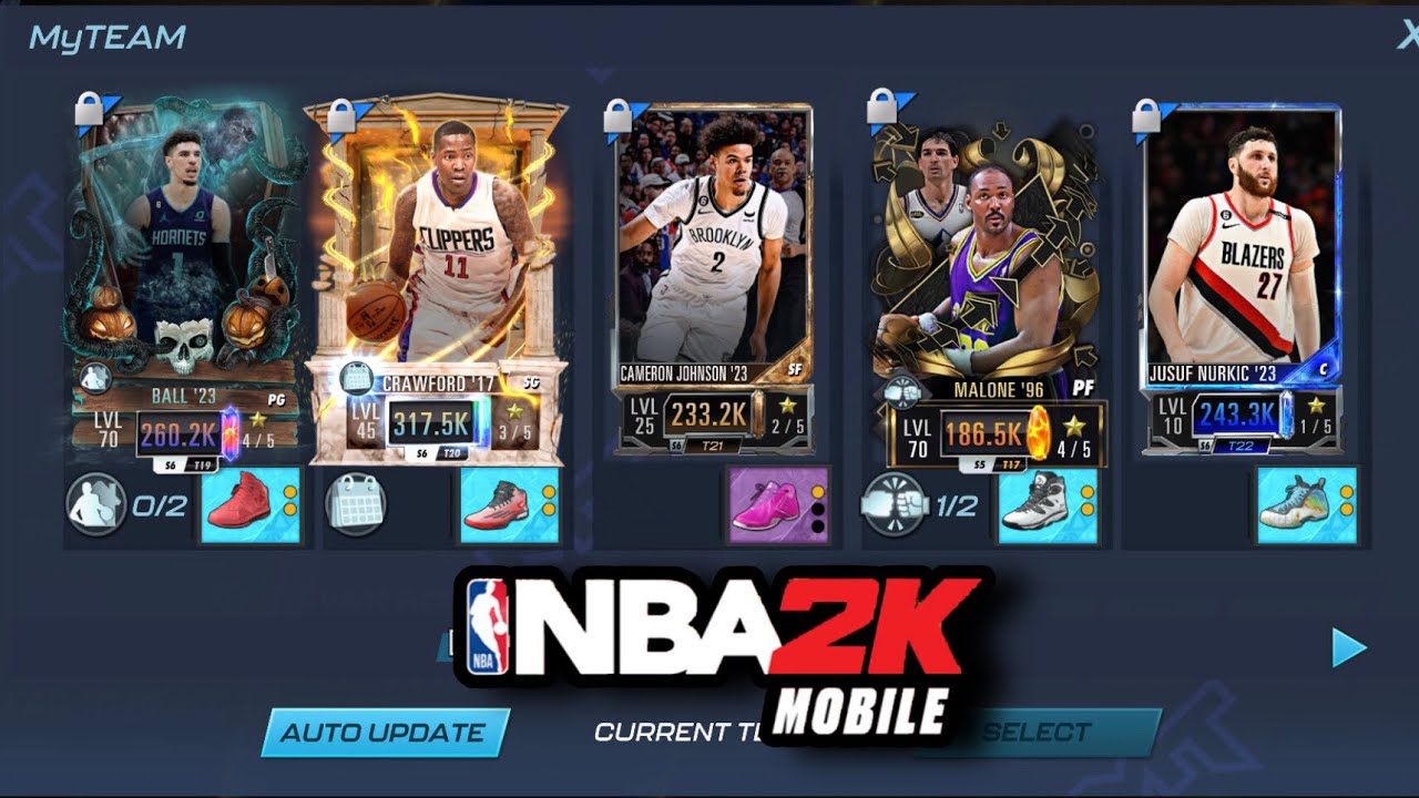 ACCOUNT UPDATE NBA 2K MOBILE - YouTube