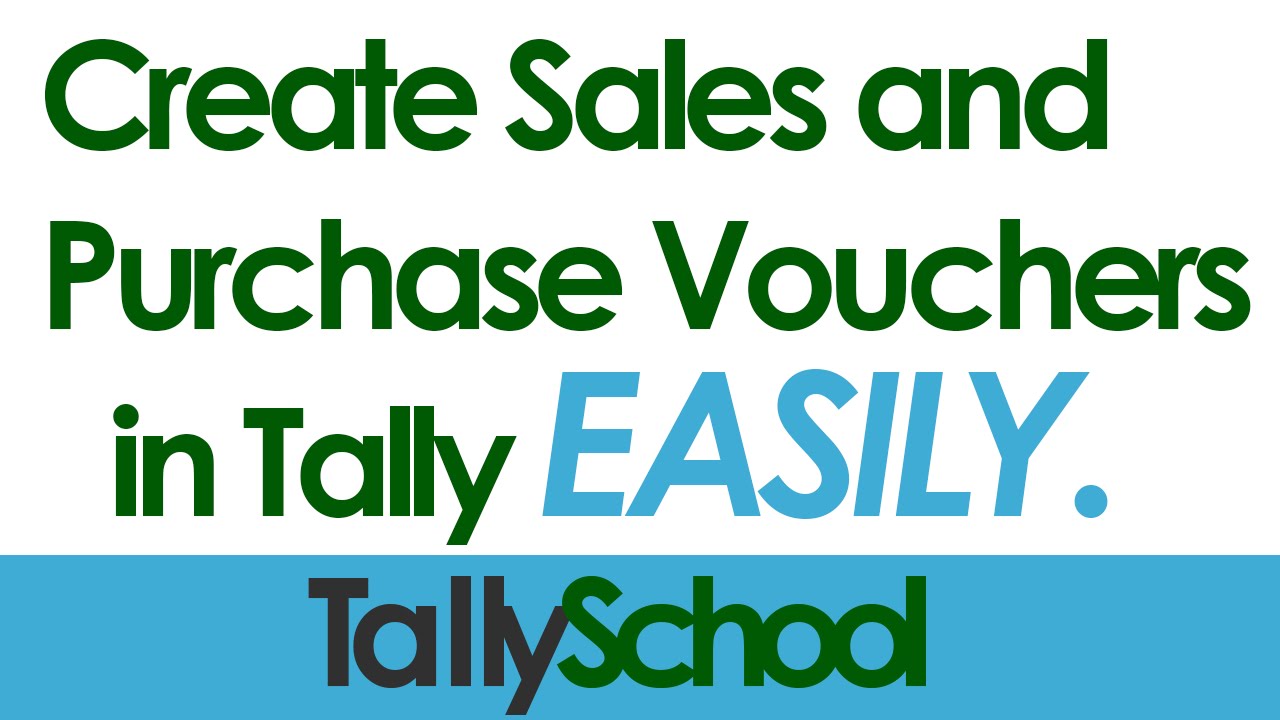 Creating Sales And Purchase Vouchers In Tally YouTube creating-sales-and-purchase-vouchers-in-tally-youtube