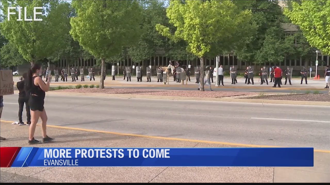 Another protest scheduled for Saturday in Evansville - YouTube