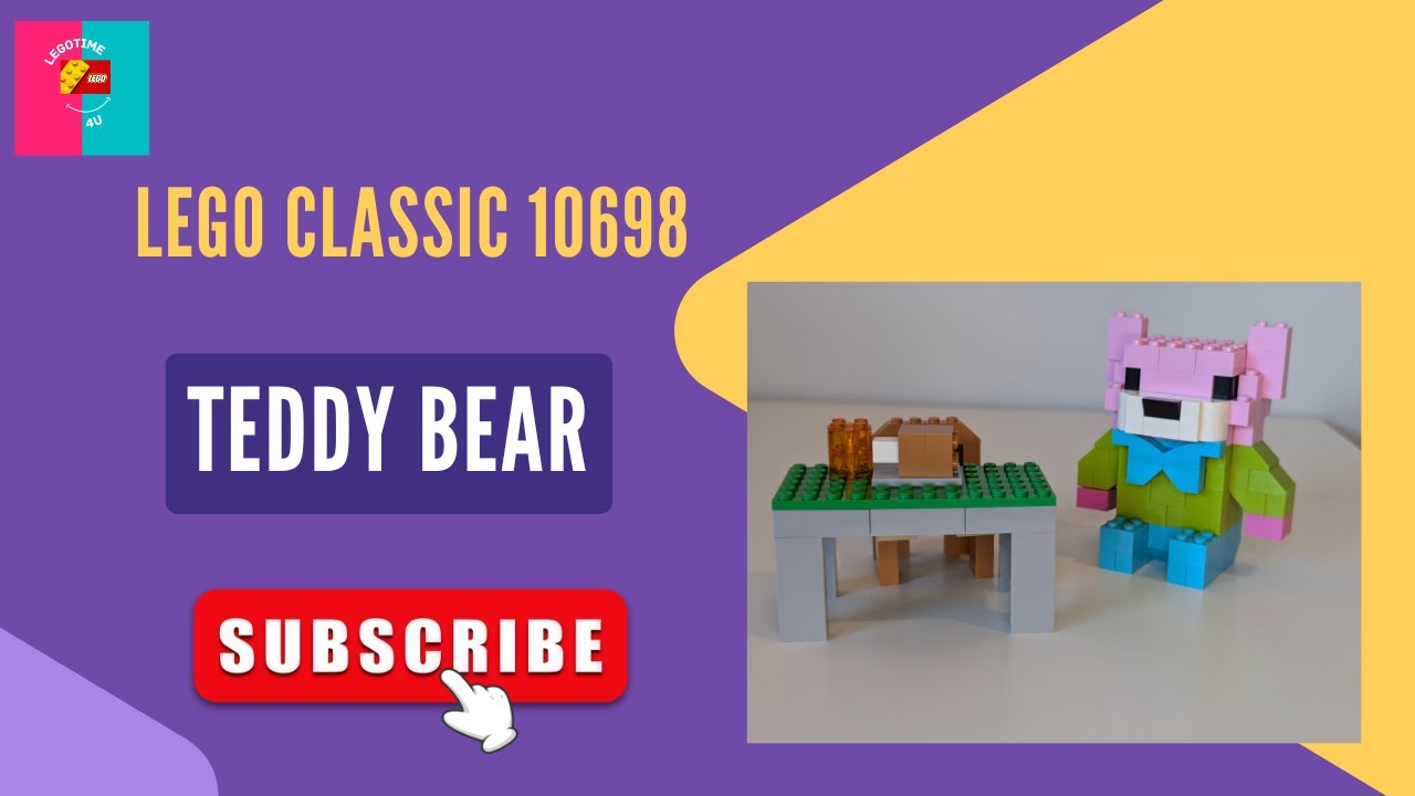 How to Build a LEGO Classic Teddy Bear #10698 - YouTube