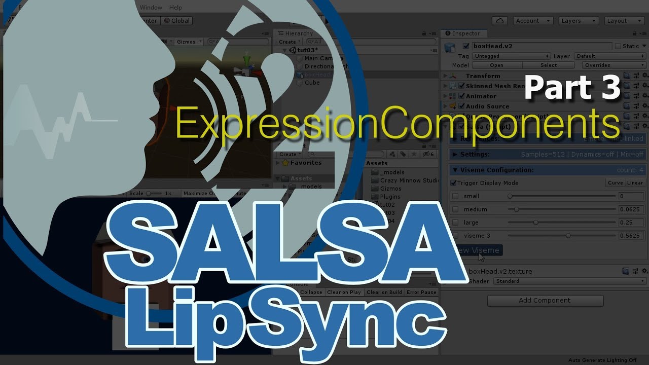SALSA LipSync Suite v2 - #3 (Expression Components) - YouTube