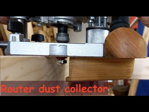 Router dust collector - YouTube