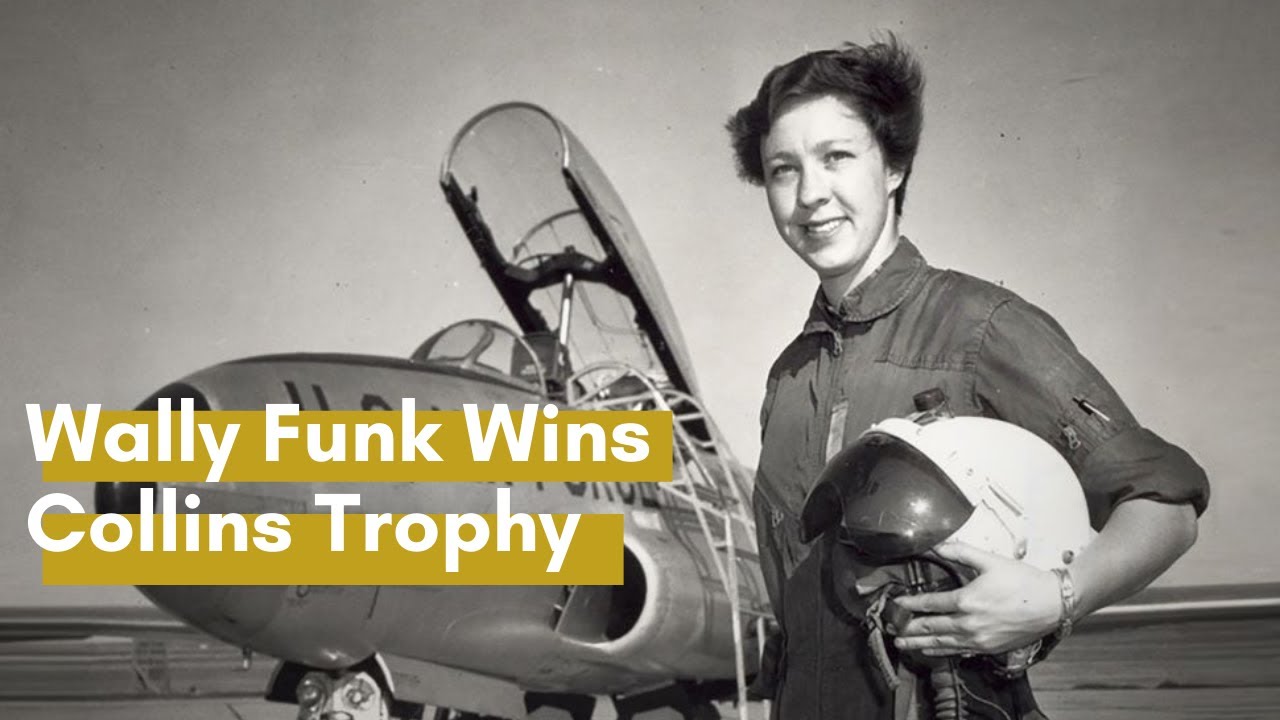 Wally Funk — 2022 Michael Collins Trophy Winner - YouTube