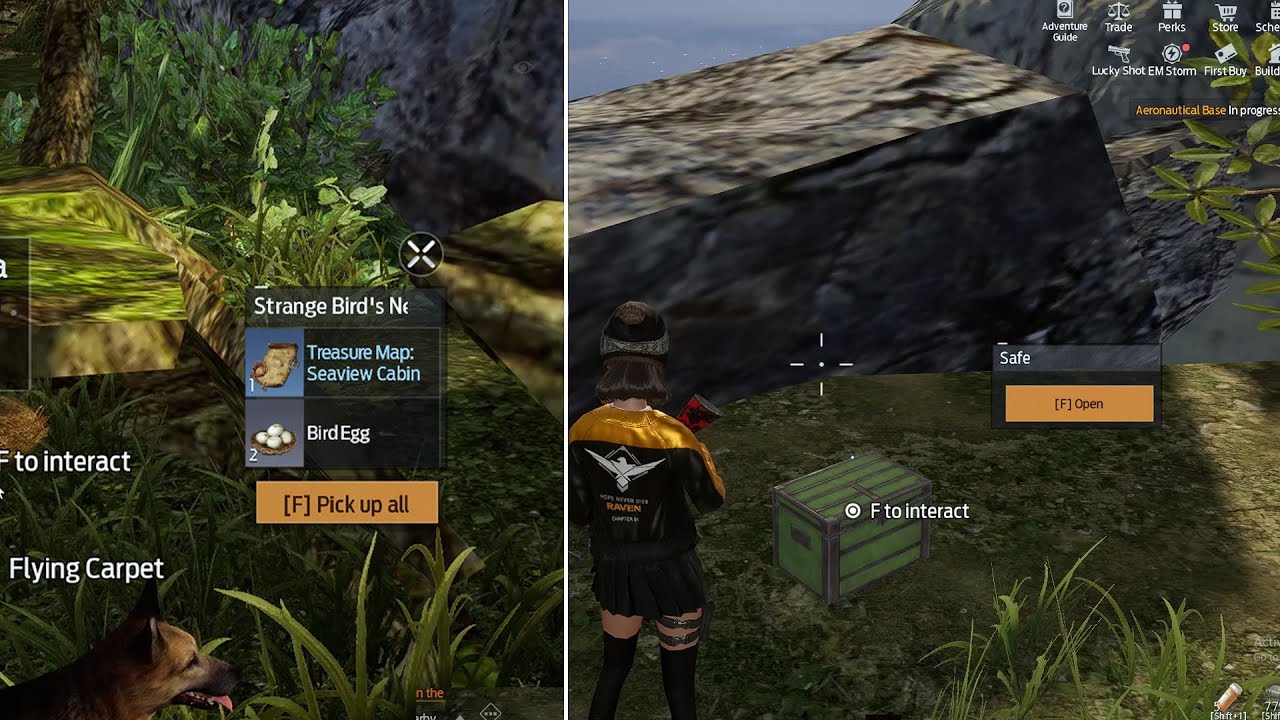 UNDAWN - Seaview Cabin Treasure Map location & Dig Location - YouTube