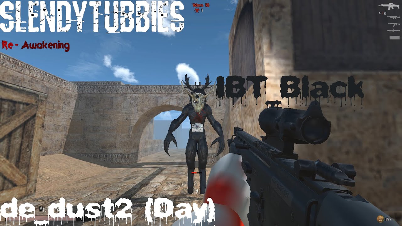 Dusty Death! | Slendytubbies: Re-Awakening: de_dust2 (Day) Survival ...