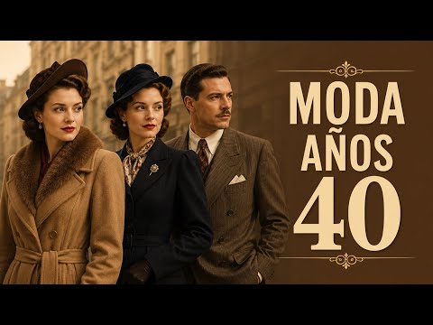 La moda de los años 40 - YouTube