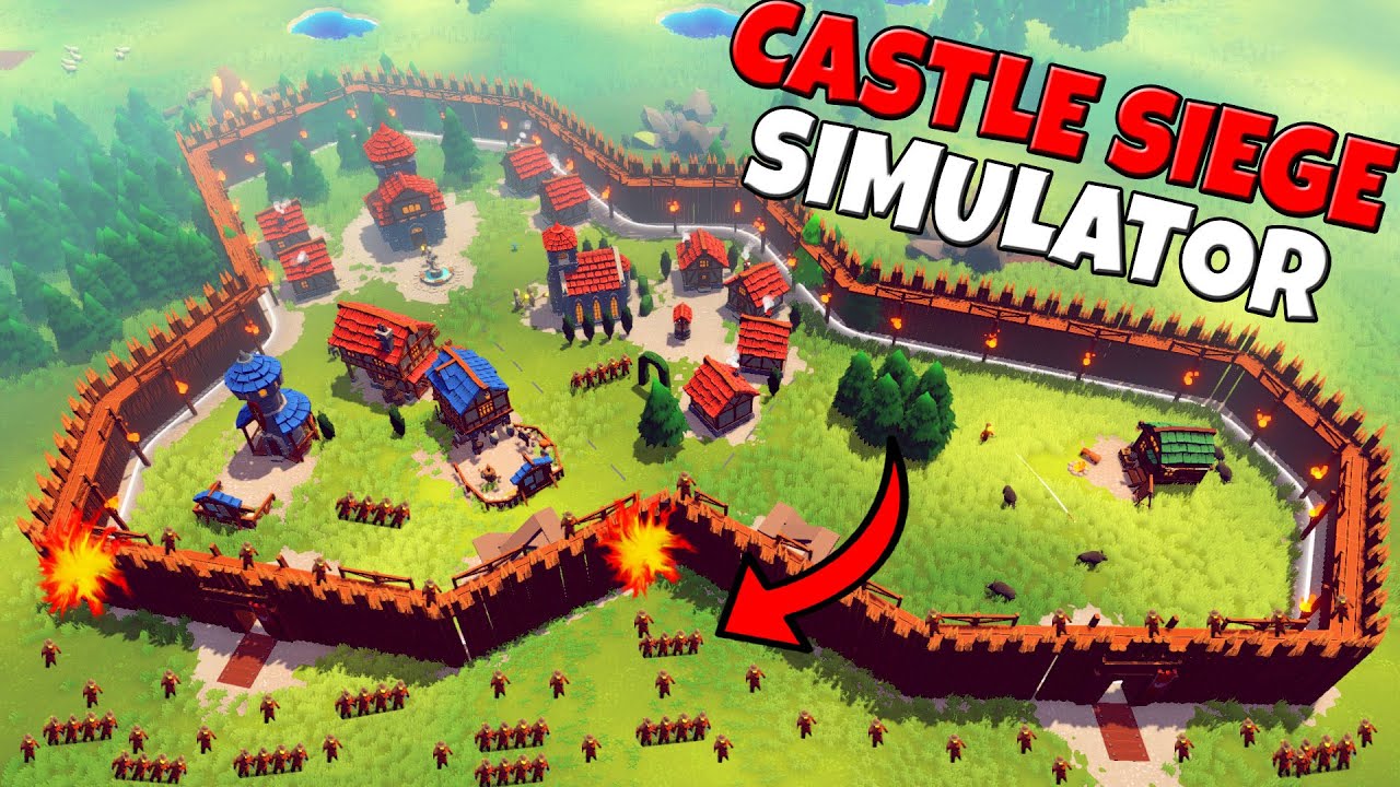 Fortress Wall Defense in CASTLE SIEGE Simulator! - Becastled: Battle ...
