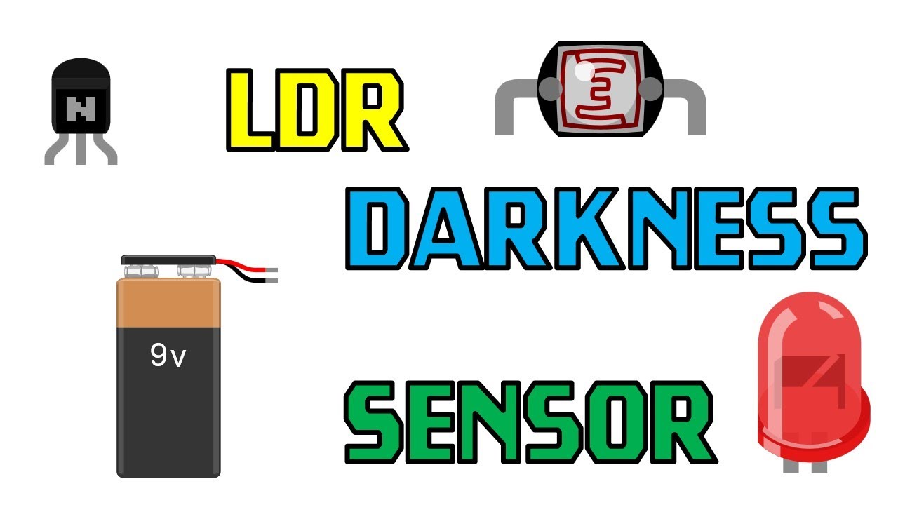 Simple Basic LDR Darkness Sensor Circuit Using NPN Transistor. - YouTube