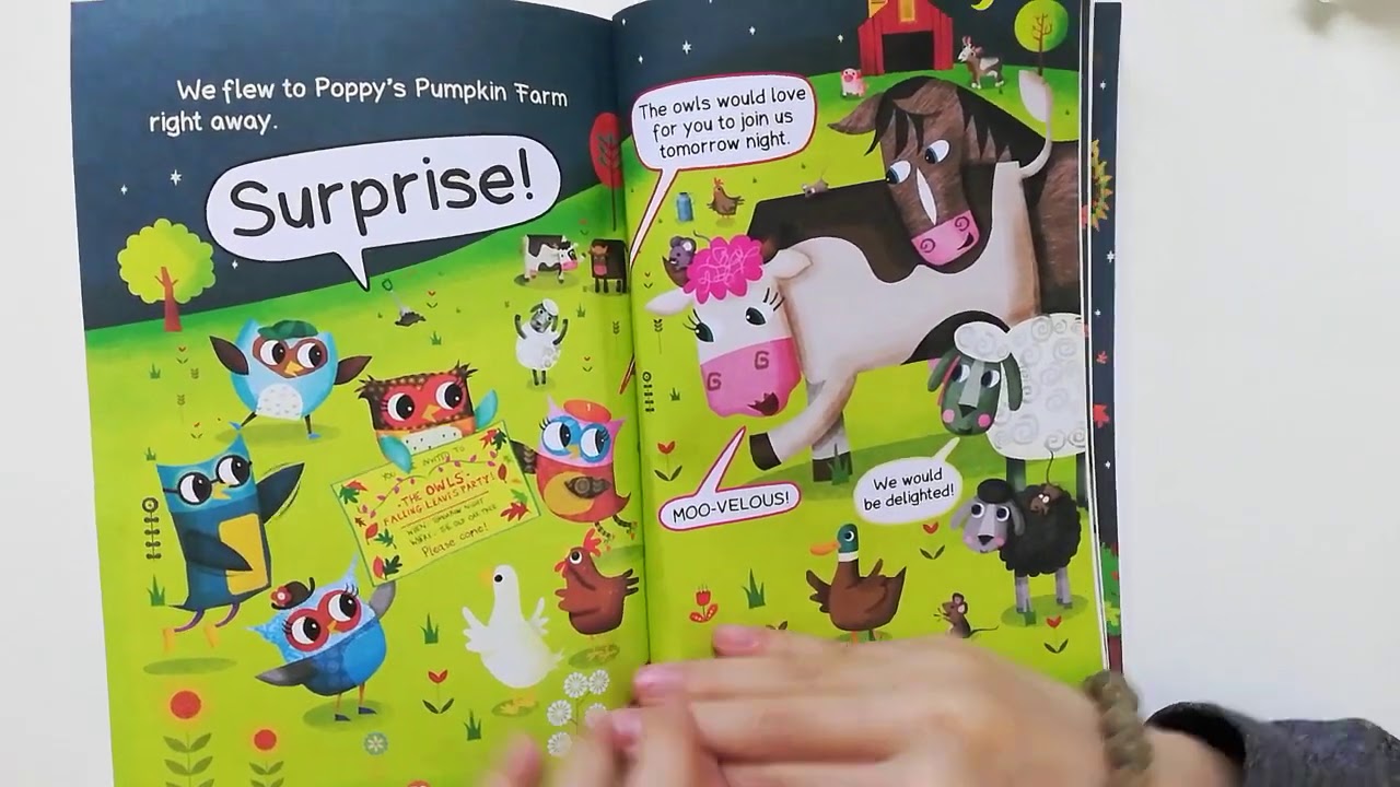 Owl Diaries book 11 Trip to the Pumpkin Farm part 2 - YouTube