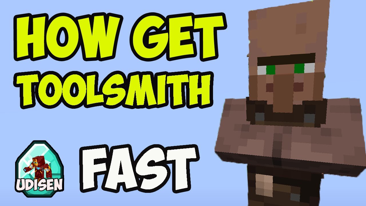 Minecraft How to Make TOOLSMITH villager (2024) - YouTube