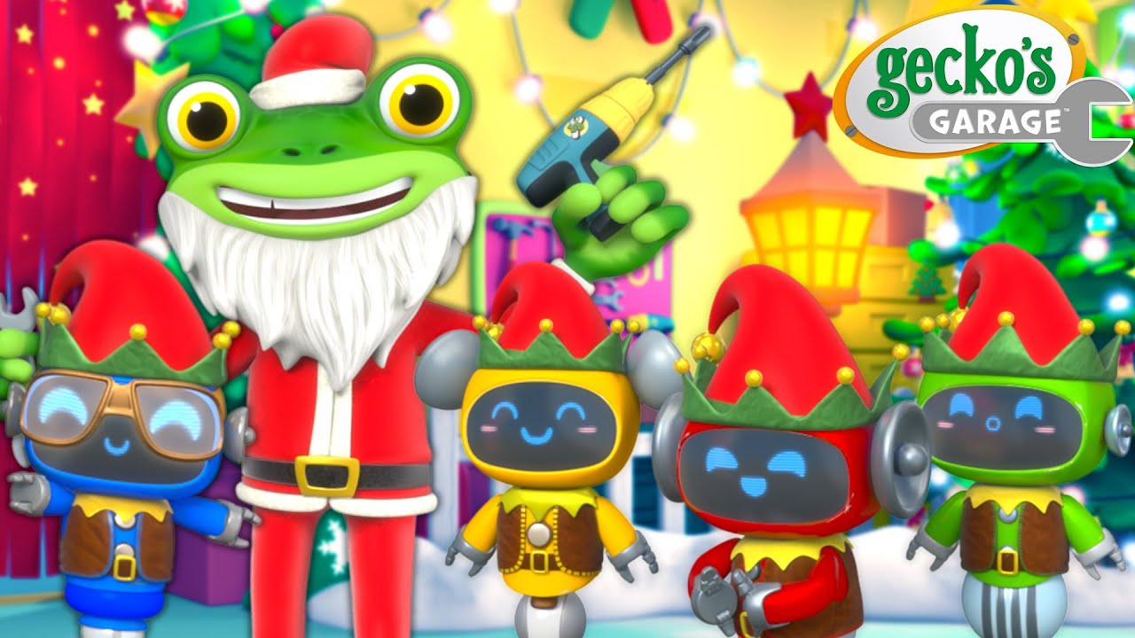 Santa Gecko's Holiday Grotto 🎅 | Gecko's Garage | Christmas Cartoons ...