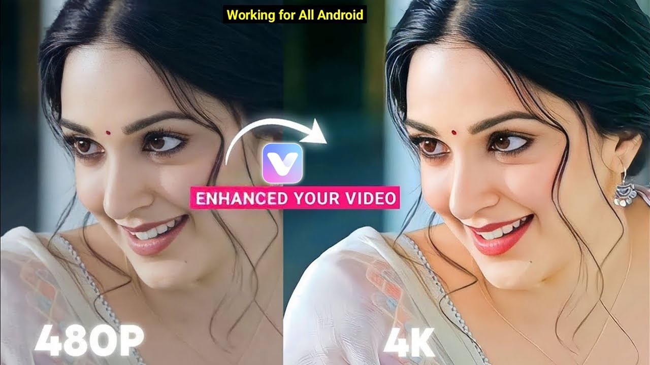 Best Free Video Enhancer App 2024 || normal video to 4K FULL HD || AI ...