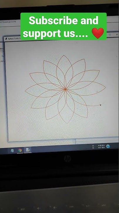 Amezing Flower Design Using Python Programming Shorts Programming Python Coding Youtube
