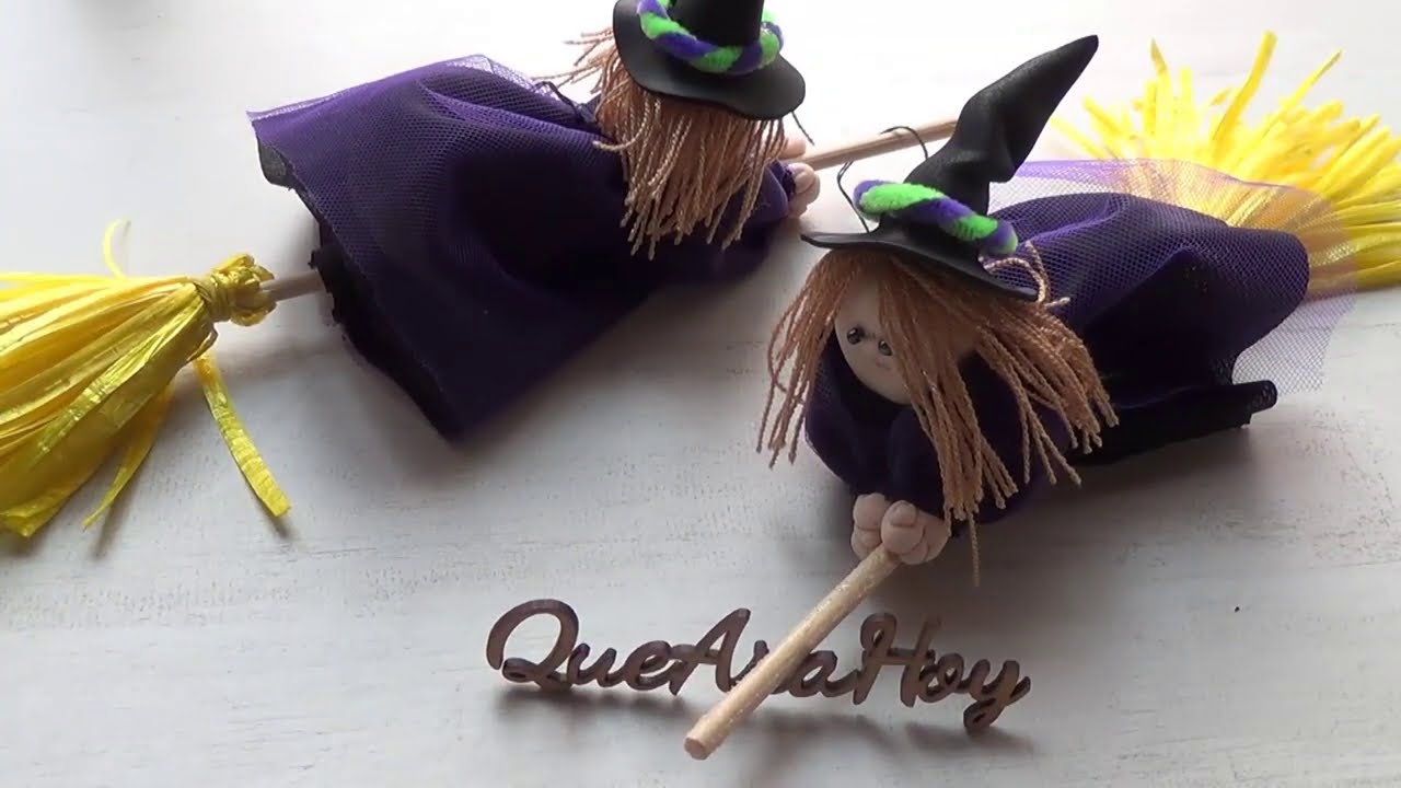 Como hacer Brujas traviesas DIY - YouTube