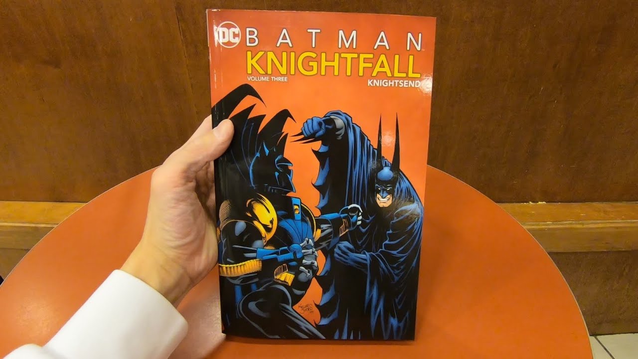 BATMAN KNIGHTFALL VOLUME 3 KNIGHTSEND DC BOOK CLOSE UP AND INSIDE LOOK ...