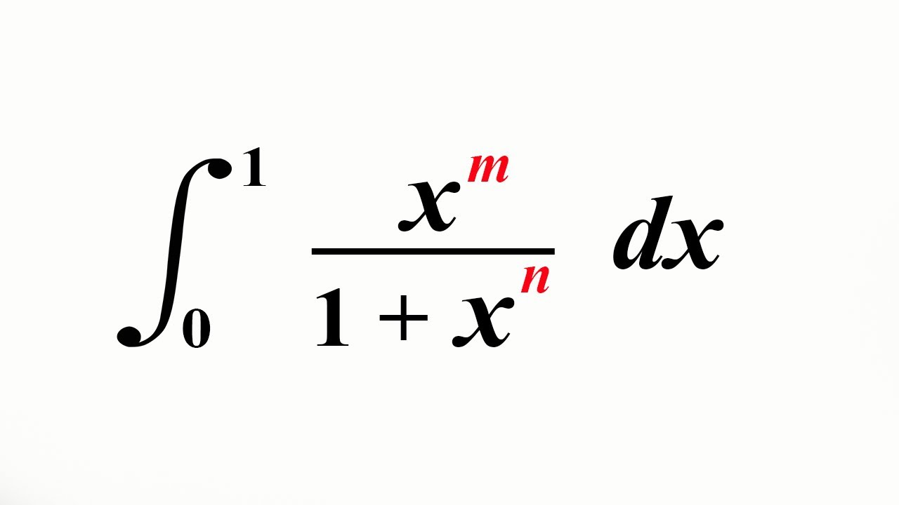 An interesting integral you must know - YouTube