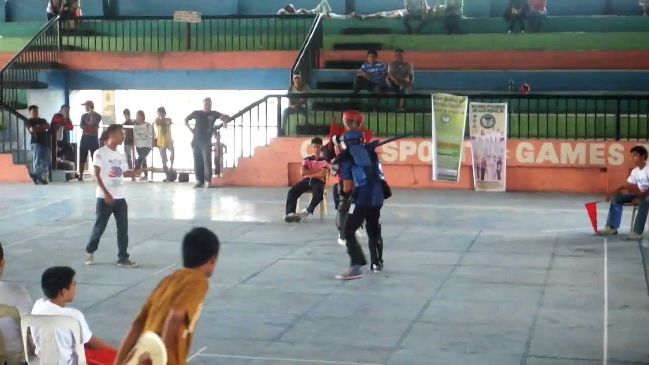 ARNIS labanan of john michael duran(blue armor) at gensan from BTAD ...