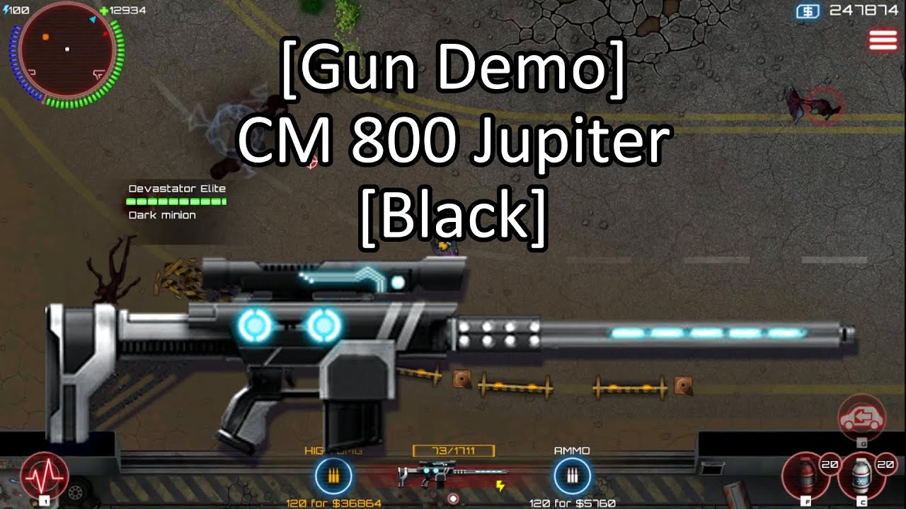 [Gun Demo] CM 800 Jupiter [Black] [SAS: Zombie Assault 4 Version 2.0.1 ...