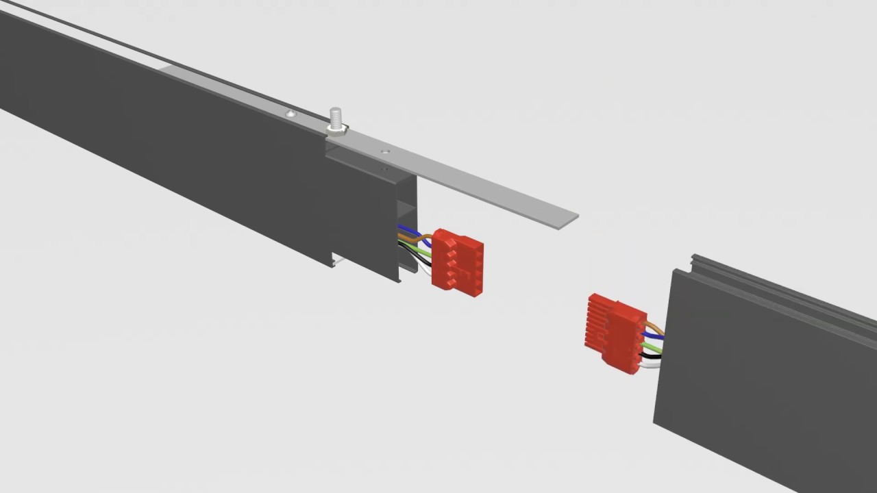 Suspended Linear Light (Straight Connection) - YouTube