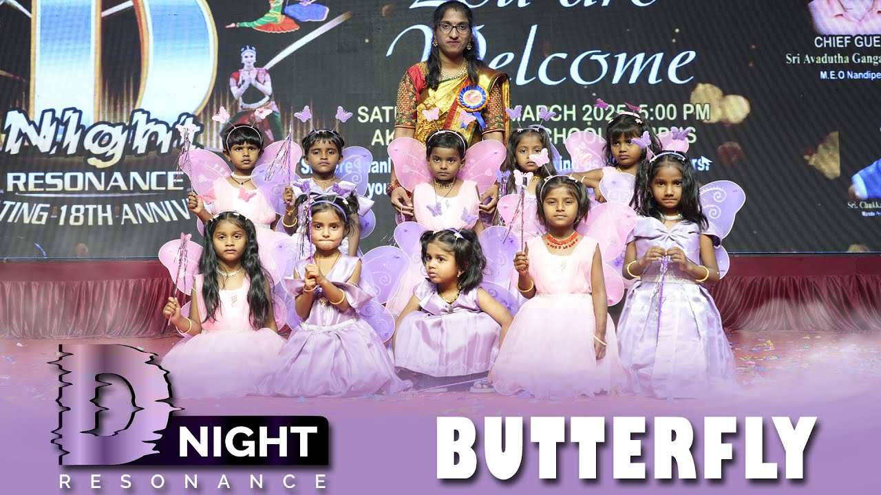 BUTTERFLY | LKG KIDS | D Night | AHS - YouTube