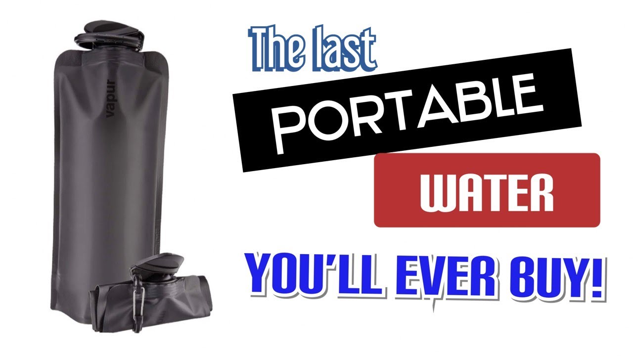 Best Water Bottle. VAPUR. Compressible & Collapsible Water Bottle - YouTube