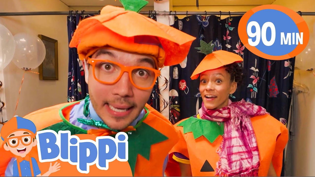 Blippi & Meekah's Halloween Costumes! | Halloween Dress-Up | Fun ...