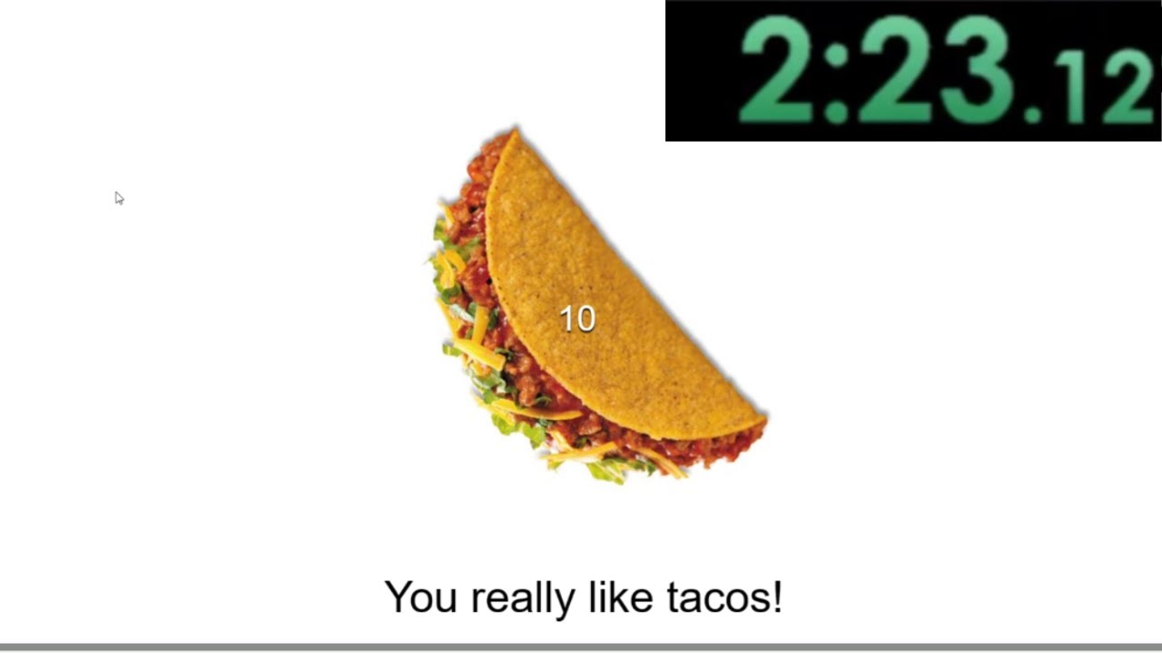 Taco Spin Speedrun Any% Glitchless WR - YouTube
