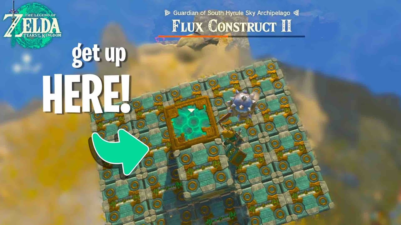 How to DEFEAT Flux Construct II in Zelda Tears of the Kingdom - YouTube