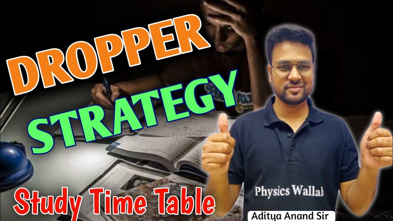 Jee dropper strategy || time management|| student time table # ...
