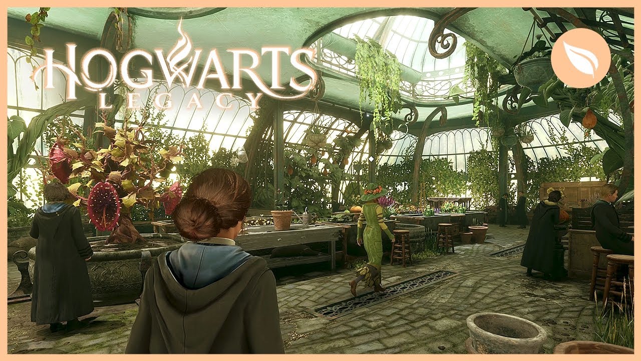HOGWARTS LEGACY Herbology Class Ambience | Professor Garlick Talking ...