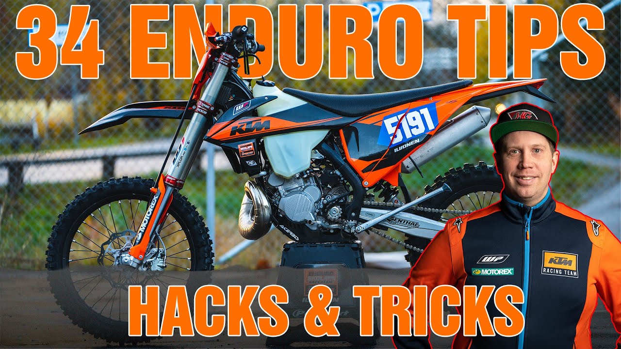 34 EPIC Dirt bike hacks & tricks - YouTube